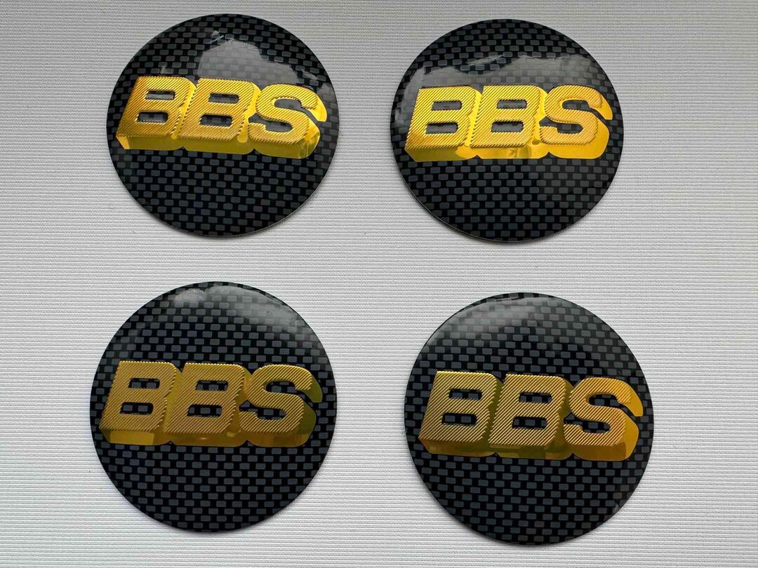 4pcs (set) 56mm-2,20 Inch BBS Stickers for Wheel Center Hub Caps Gray ...