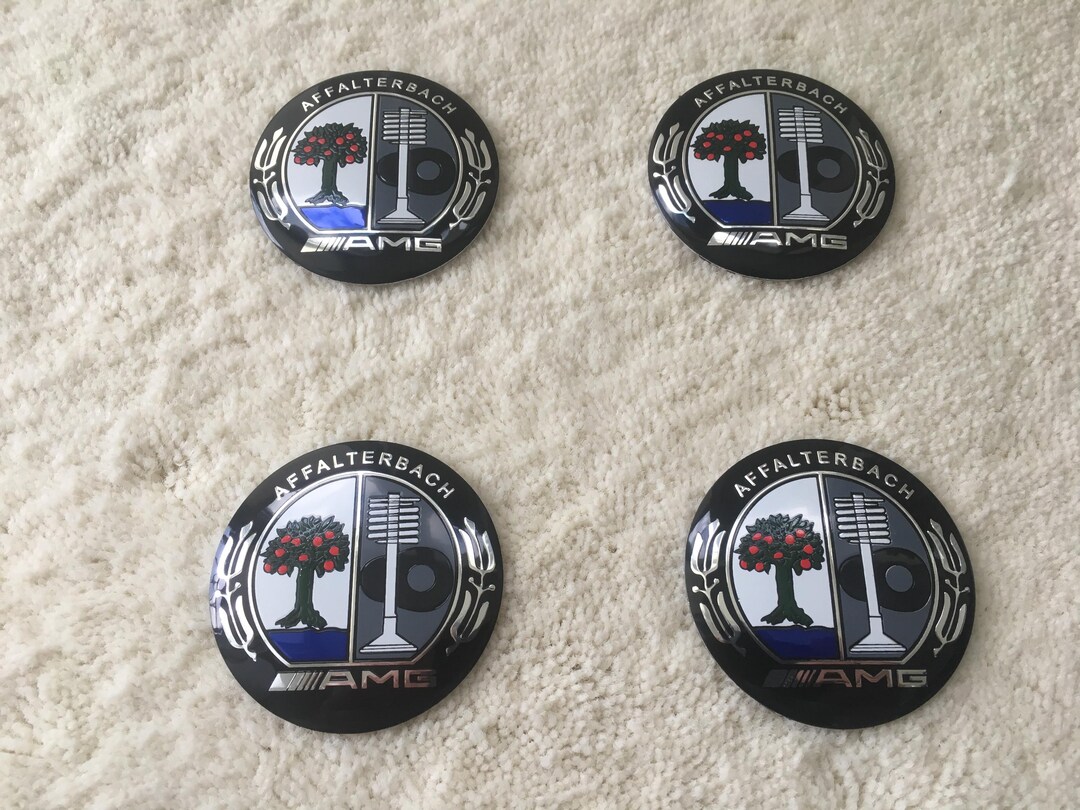 Set of 4 Pcs 56mm (2.20 Inch) Wheel Center Hub Cap Domed Stickers for ...