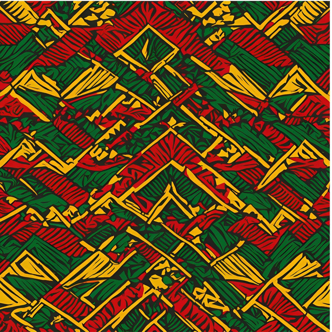 Modern Rasta Patterns for Apparel -abstract Patterns Using the Rasta ...