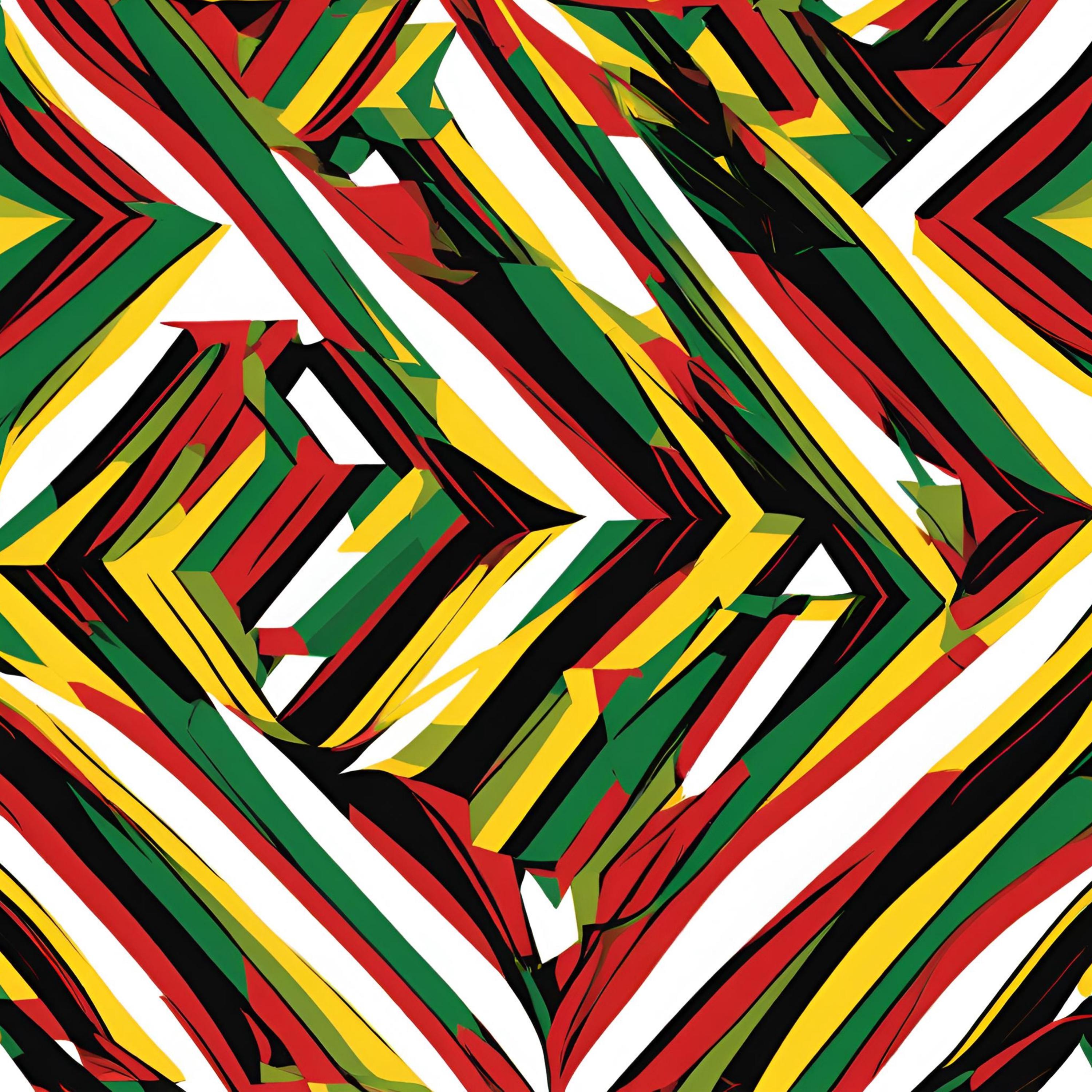 Modern Rasta Patterns for Apparel -abstract Patterns Using the Rasta ...