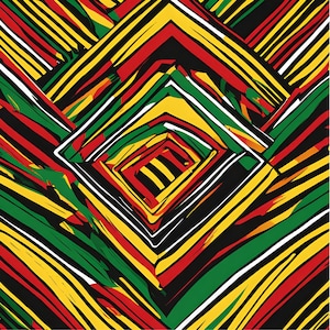Modern Rasta Patterns for Apparel -abstract Patterns Using the Rasta ...