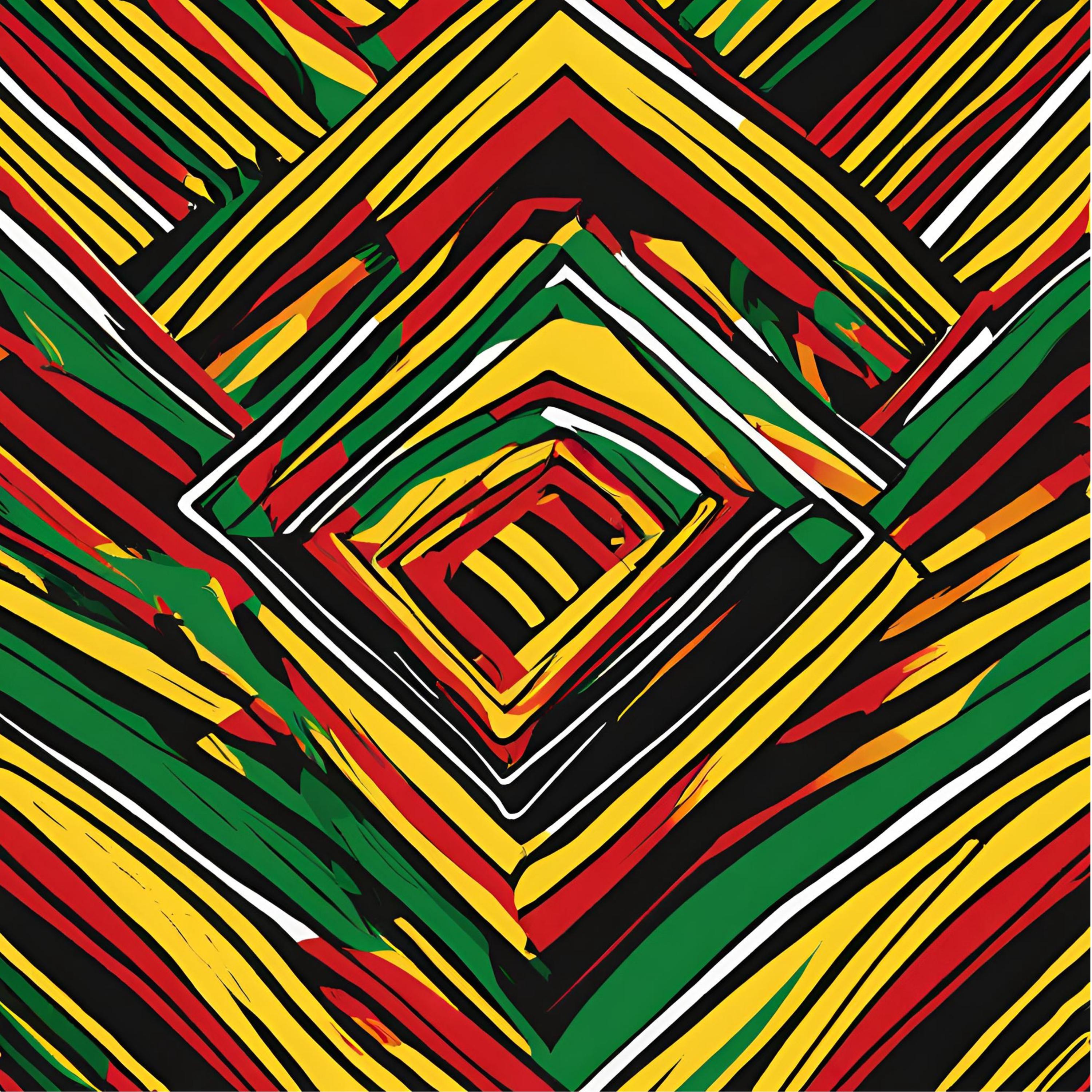 Modern Rasta Patterns for Apparel -abstract Patterns Using the Rasta ...