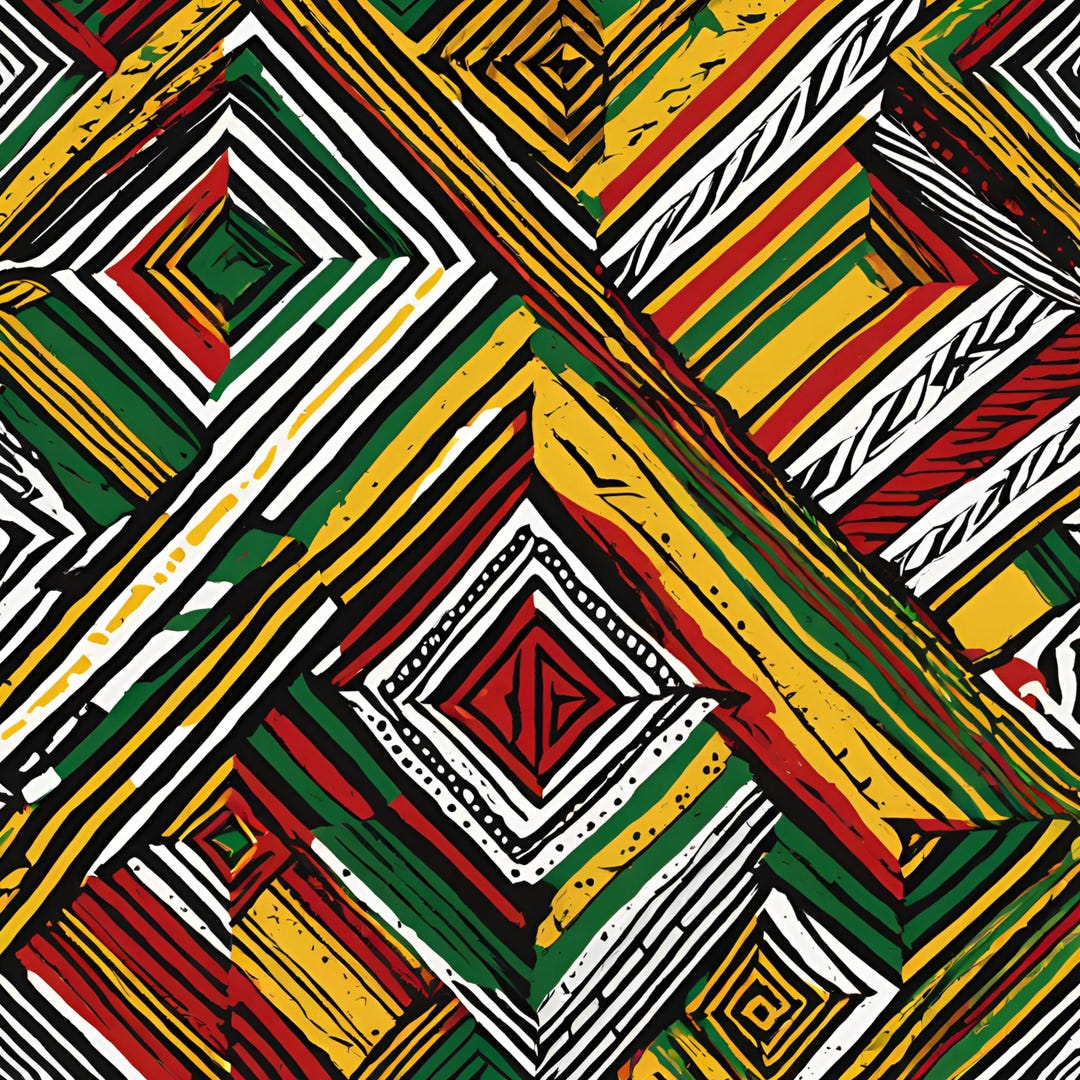 Modern Rasta Patterns for Apparel -abstract Patterns Using the Rasta ...