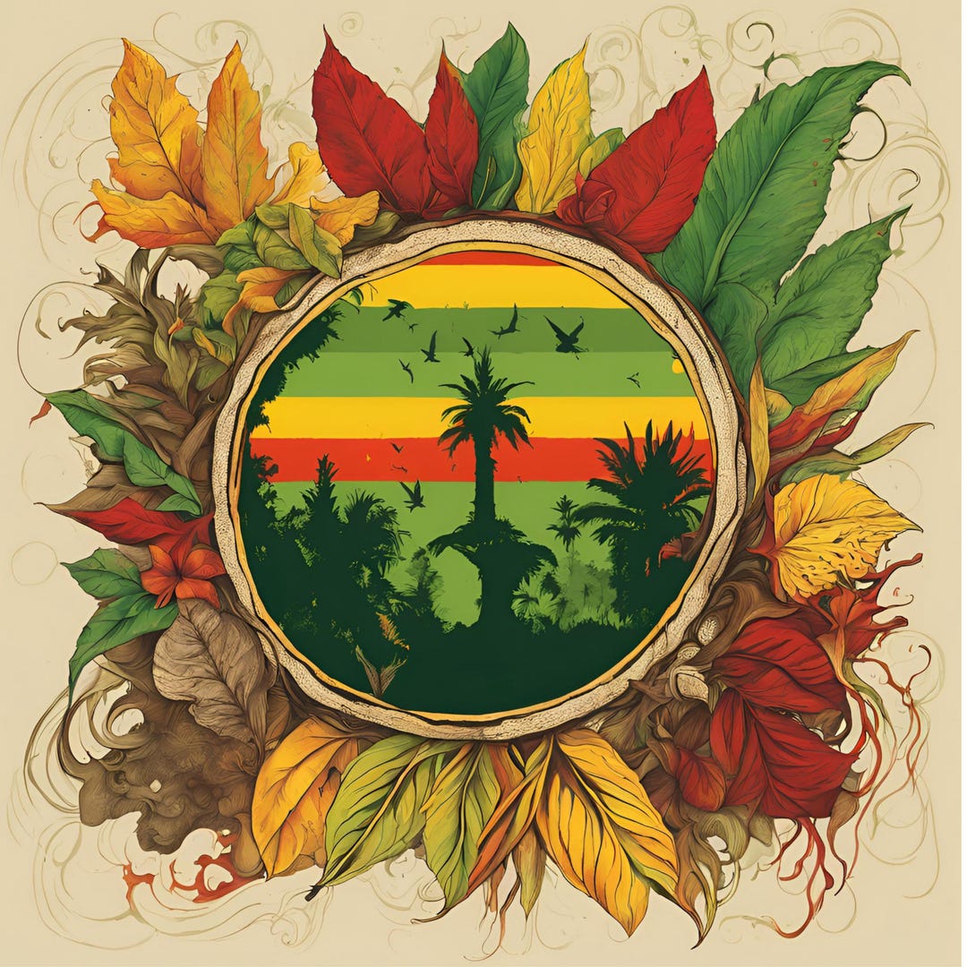 Rastafari-inspired Minimalist Art - Art Inspired by Rastafari Culture ...