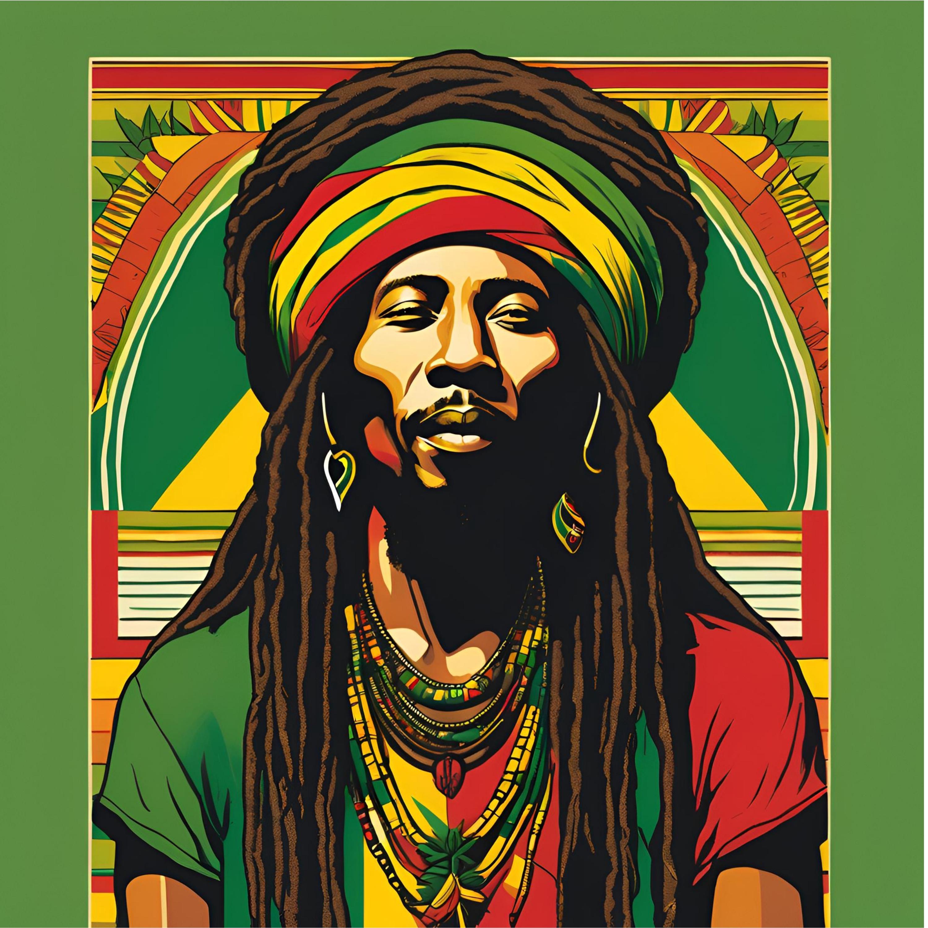 Rastafari-inspired Minimalist Art - Art Inspired by Rastafari Culture ...