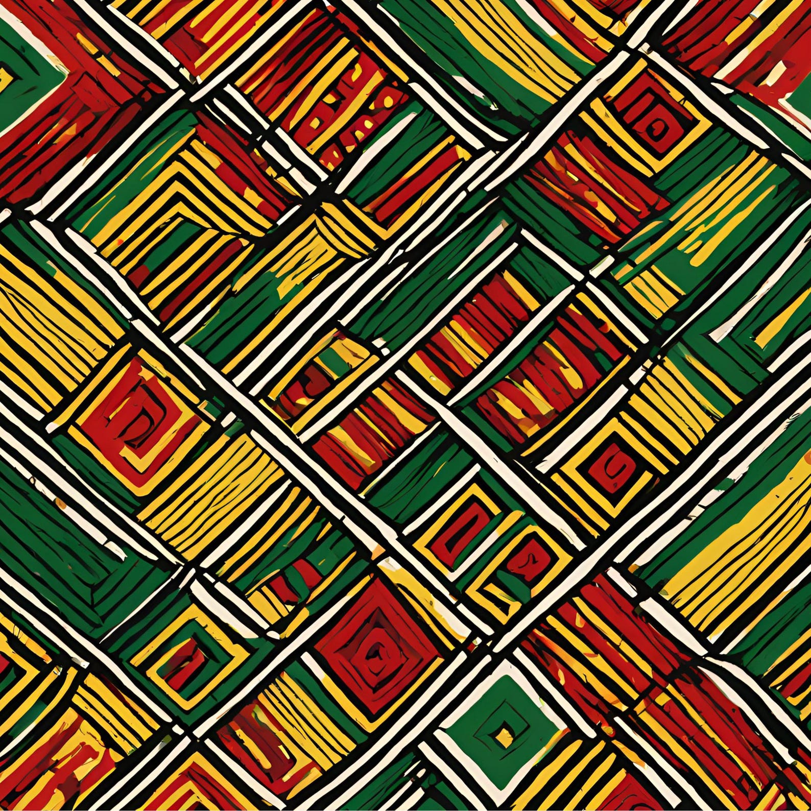 Modern Rasta Patterns for Apparel -abstract Patterns Using the Rasta ...