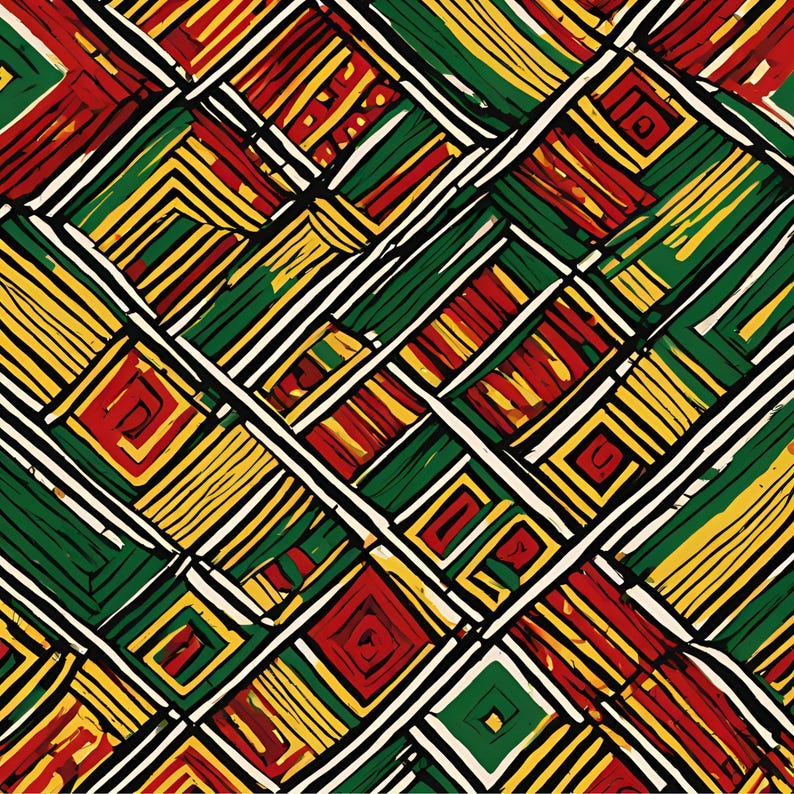 Modern Rasta Patterns for Apparel -abstract Patterns Using the Rasta ...