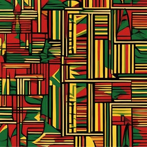 Modern Rasta Patterns for Apparel -abstract Patterns Using the Rasta ...