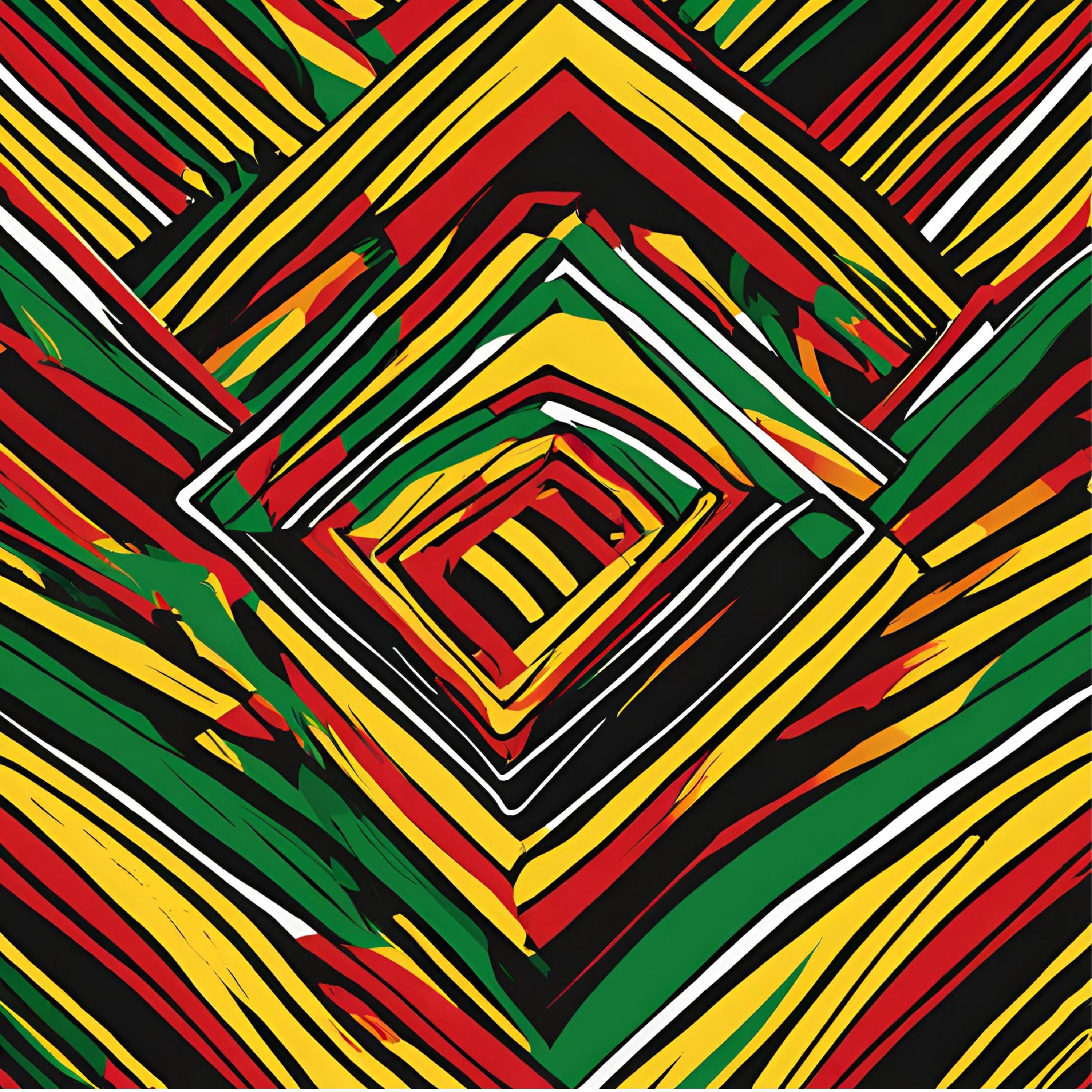 Modern Rasta Patterns for Apparel -abstract Patterns Using the Rasta ...