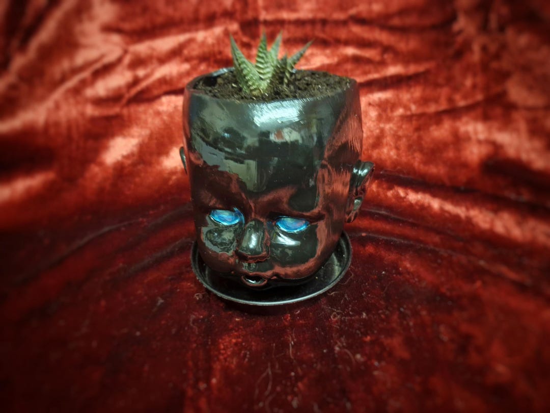 Baby Head Plant Pot - Creepy Gothic Home Decor - Etsy