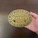 Antique Brass Plaque Thief Resisting – Ratner London Banker’s Safe ...