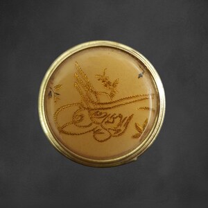 Vintage Pill Box – Gold Tone Metal Pill Box – Retro Medicine Case ...