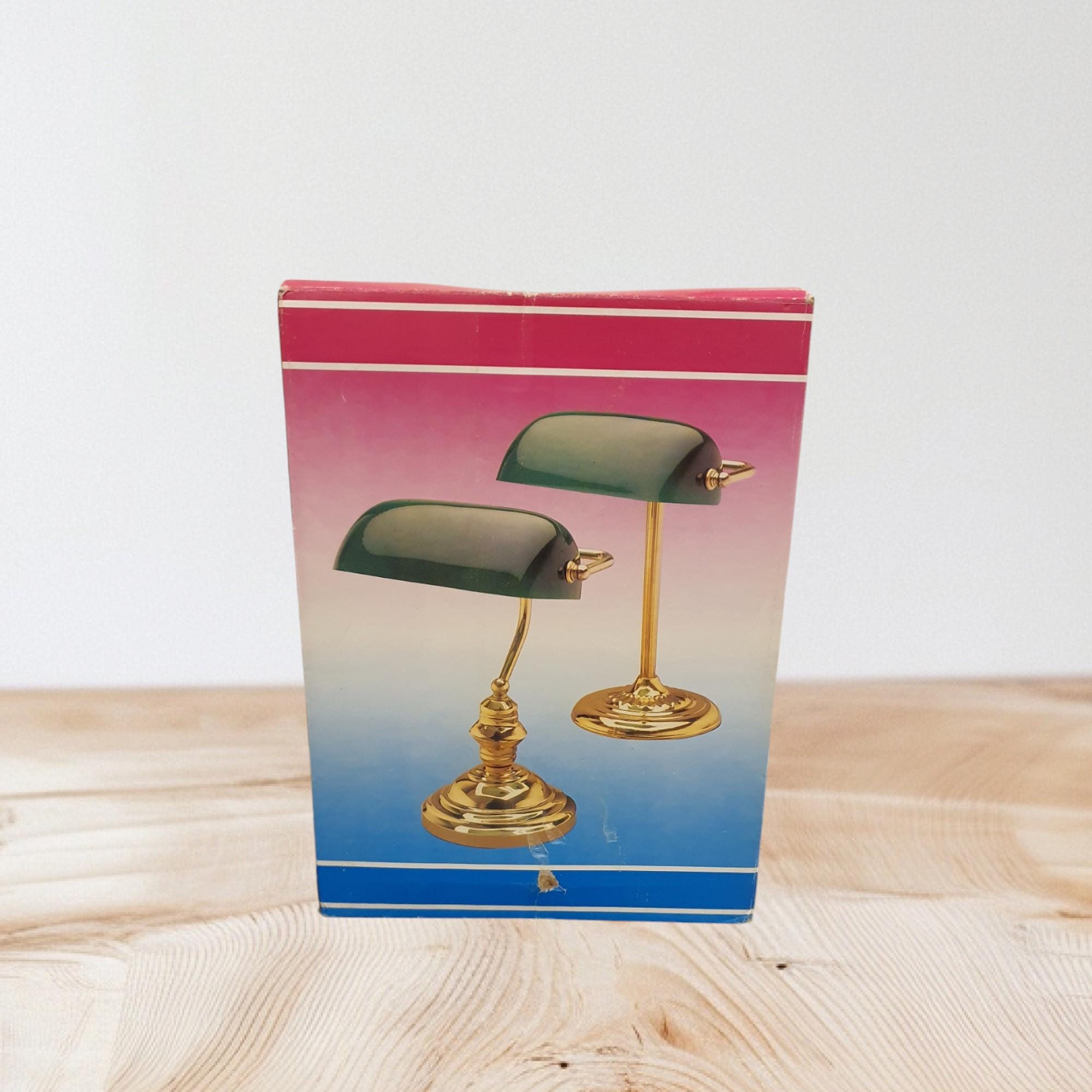 Vintage 1960s Brass Lawyer’s Lamp – Decorative Banker’s Lamp – Elegance ...