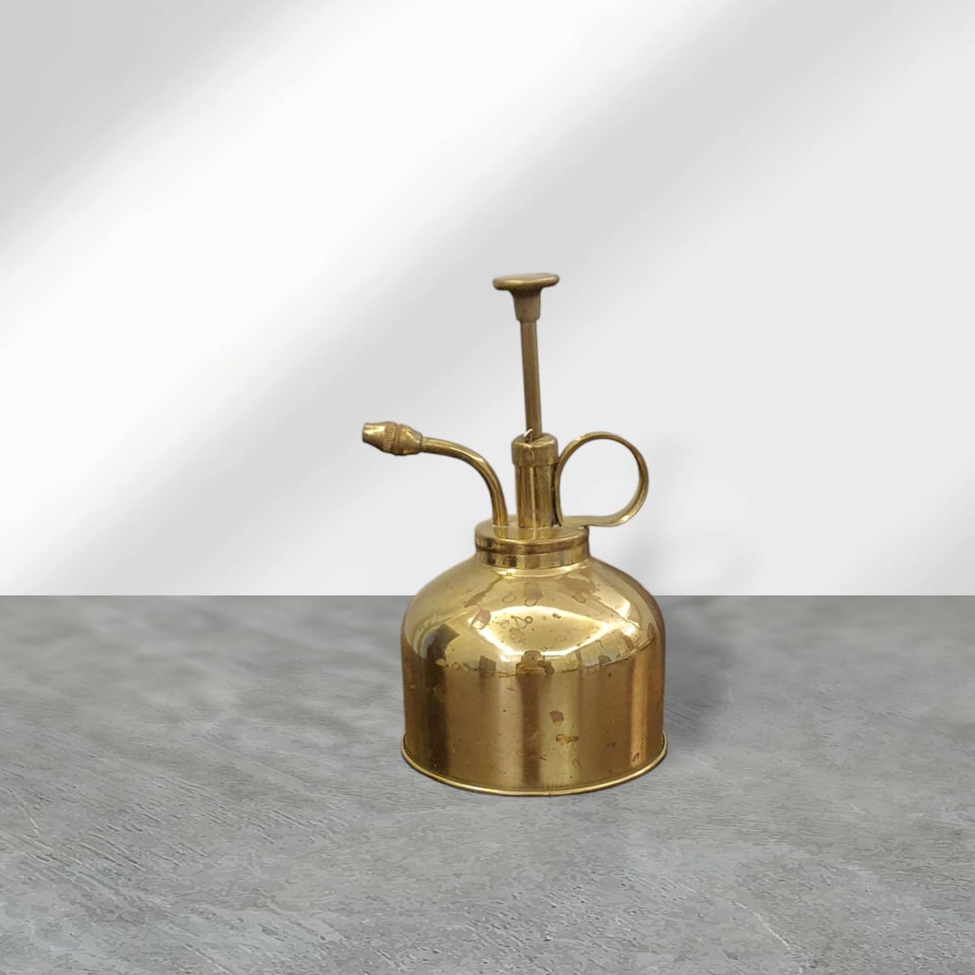 Vintage Brass Water Atomizer – Handmade – Old Spray Bottle – Unique ...