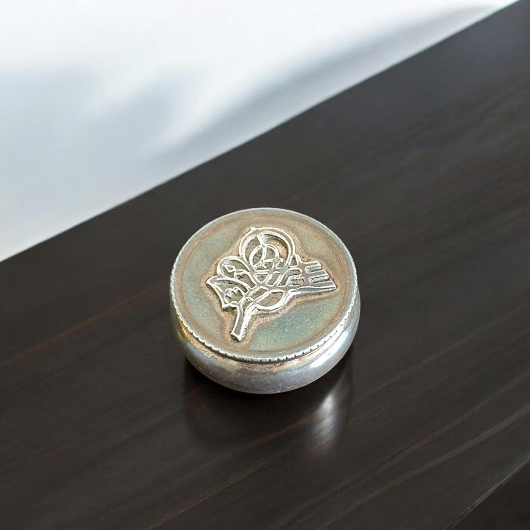 Sterling Silver Pill Box – Ottoman Style Silver 925 Pill Box – Retro ...