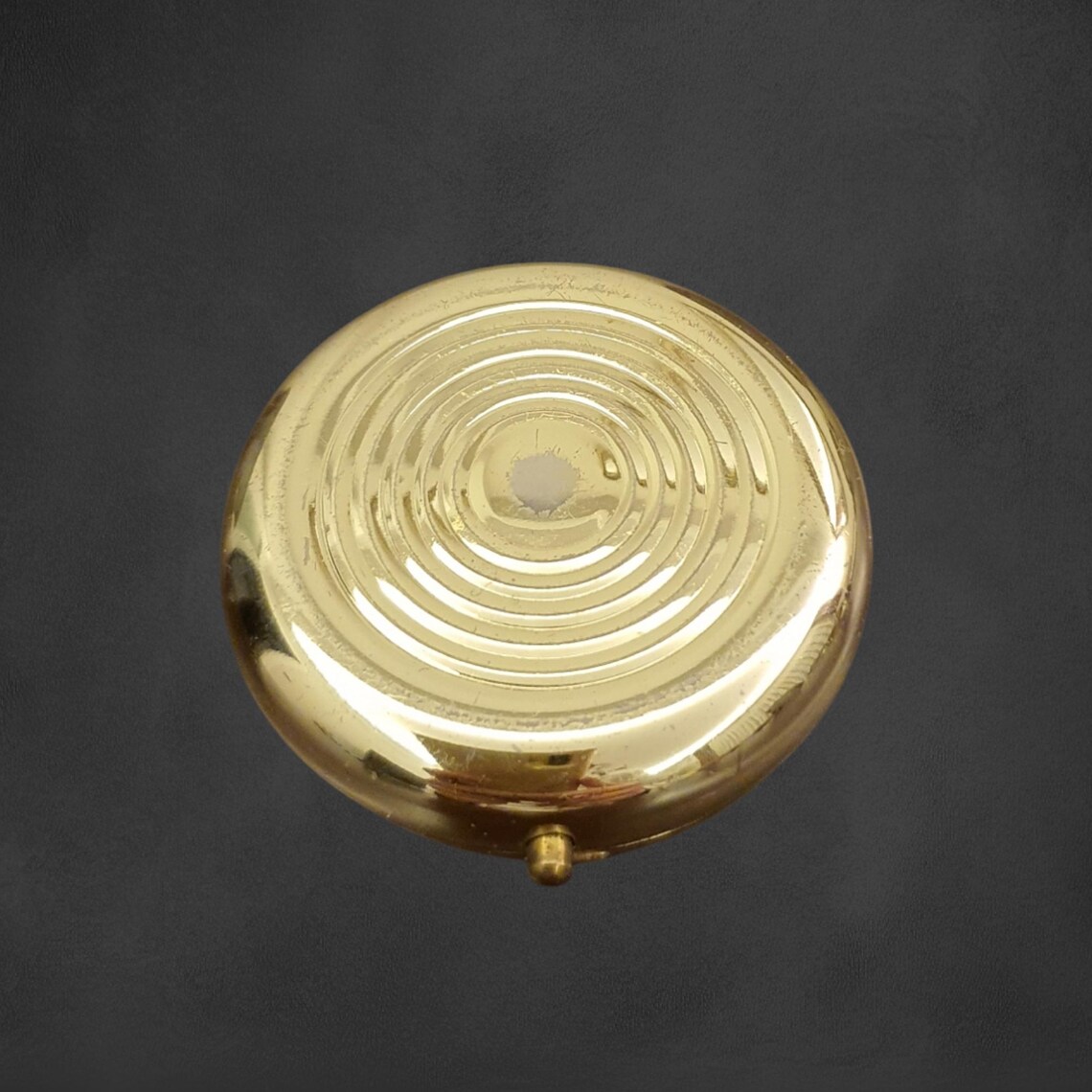 Vintage Pill Box – Gold Tone Metal Pill Box – Retro Medicine Case ...