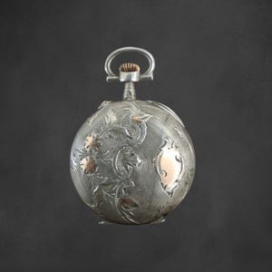 Antique Swiss Made Silver 800 Pocket Watch – Cylindre 10 Rubis ...