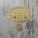 Antique Brass Plaque Thief Resisting – Ratner London Banker’s Safe ...