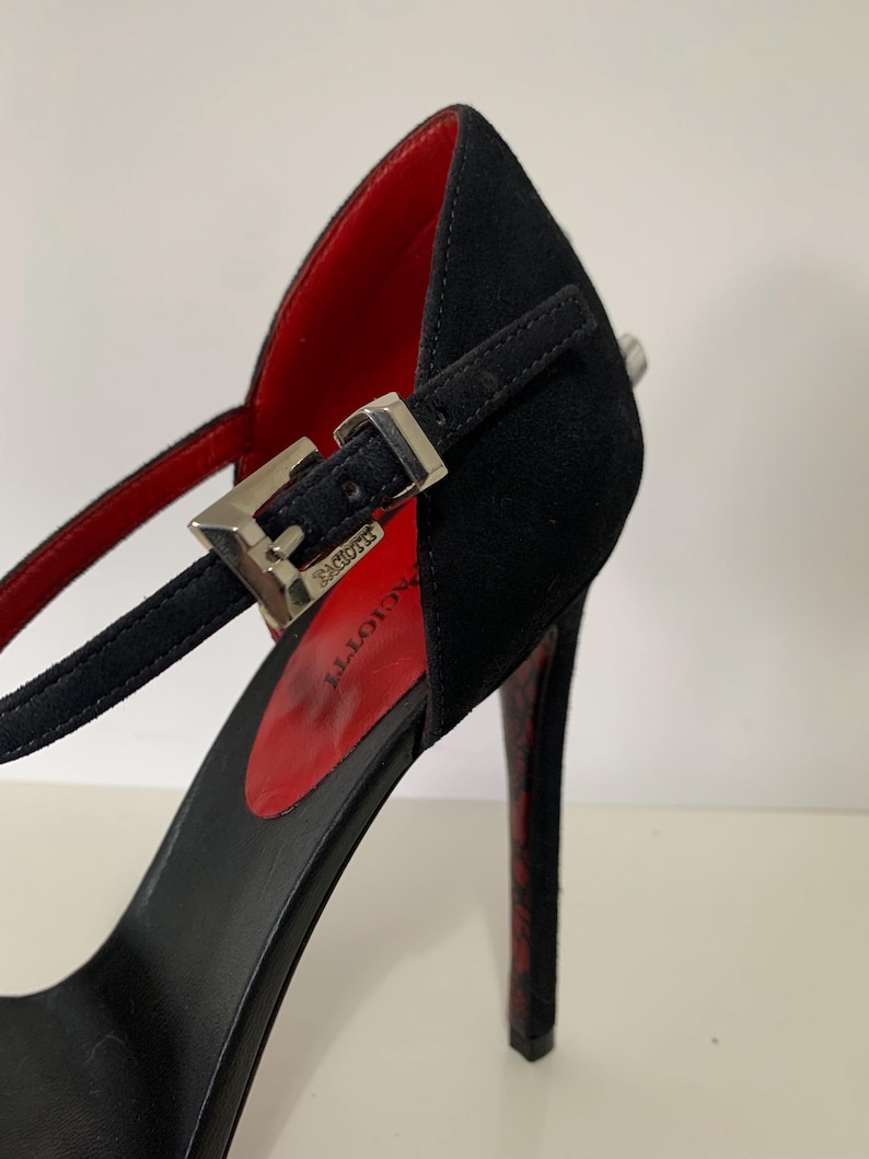 Vintage Italian Cesare Paciotti Lady Blade High Heels Shoes, Black ...