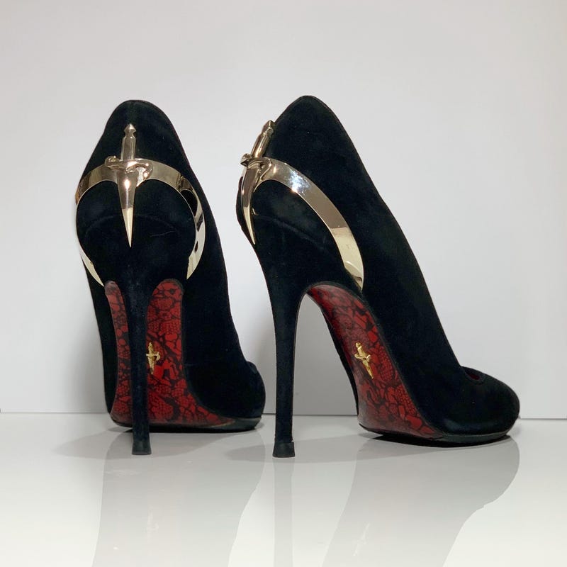 Cesare Paciotti Sword Heels - Etsy