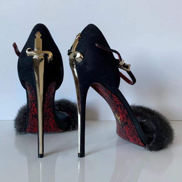 Cesare Paciotti Sword Heels - Etsy