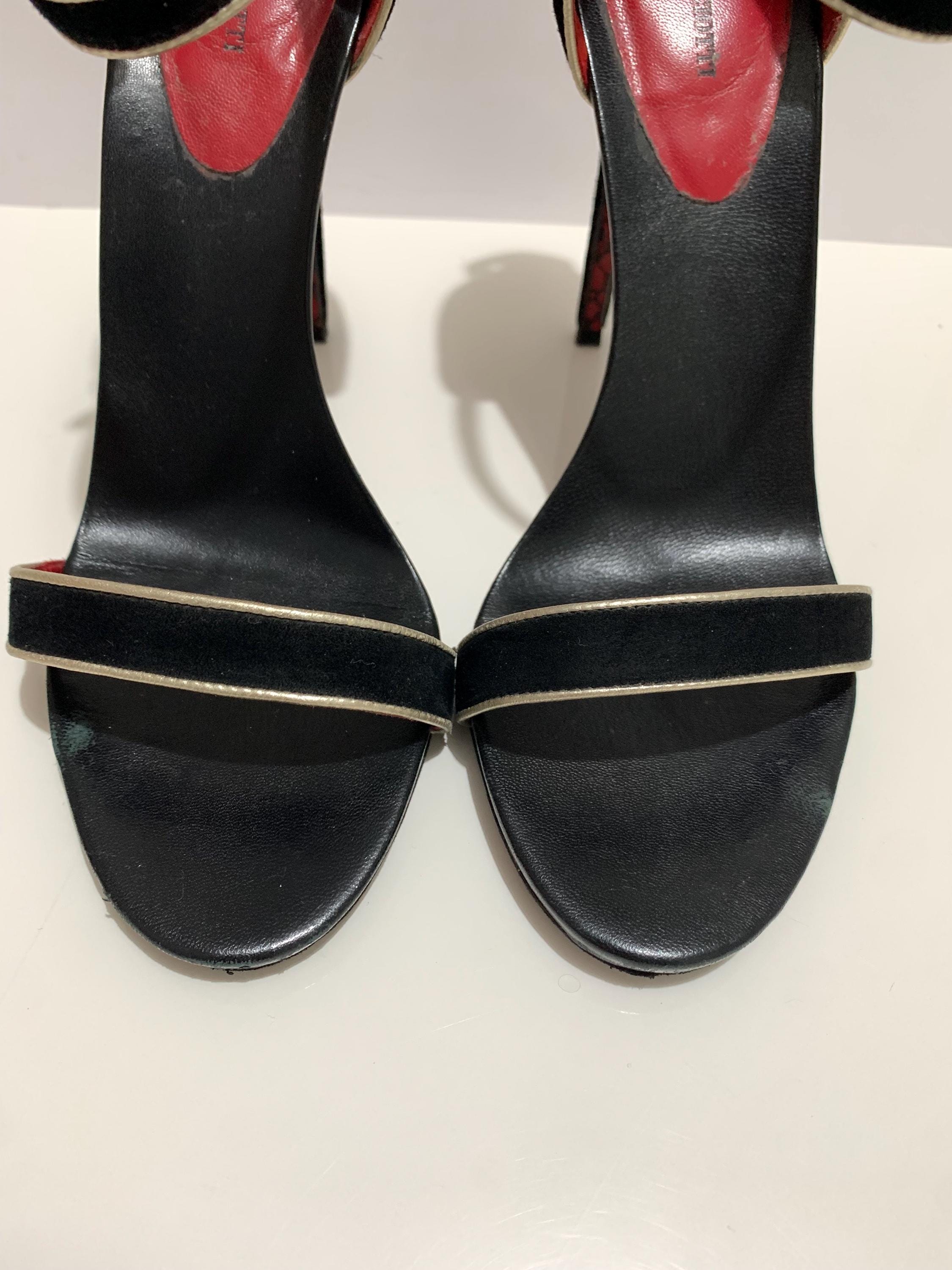 Vintage Cesare Paciotti Lady Blade High Heel Shoes, Heels, Boots Black ...