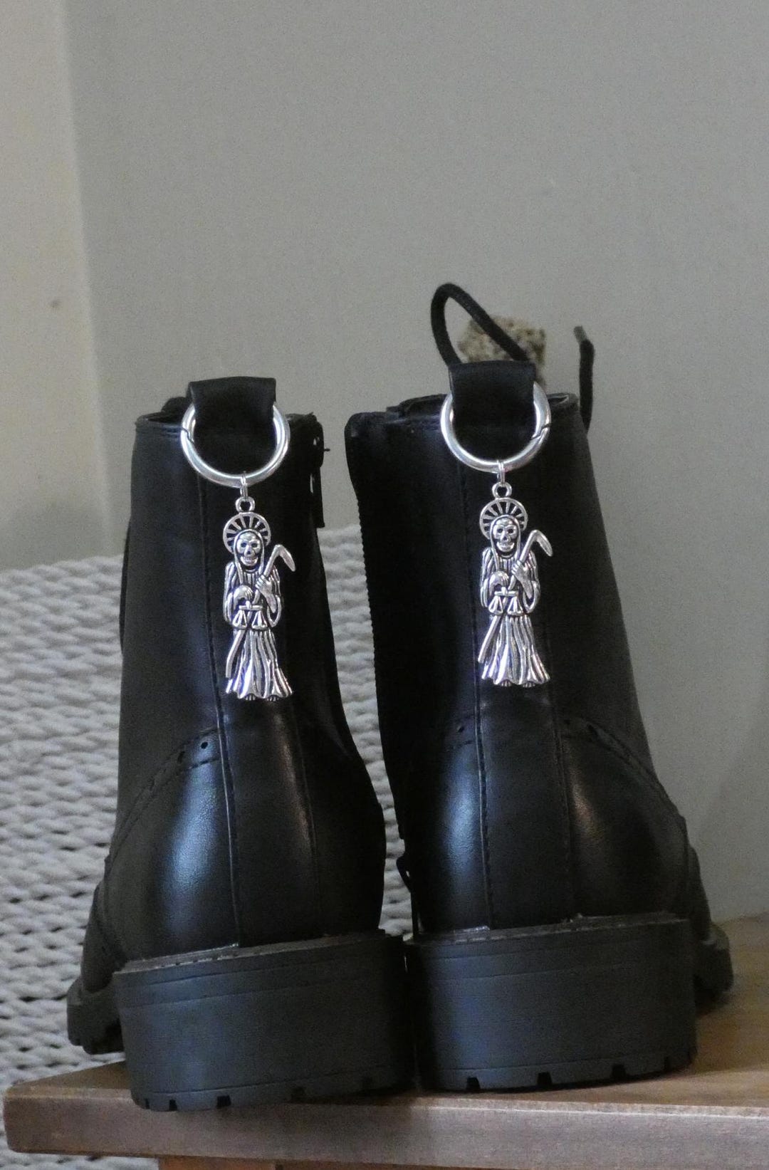 The Grim Reaper Boot Charms, Goth, Halloween, Doc Marten Boot Charms ...