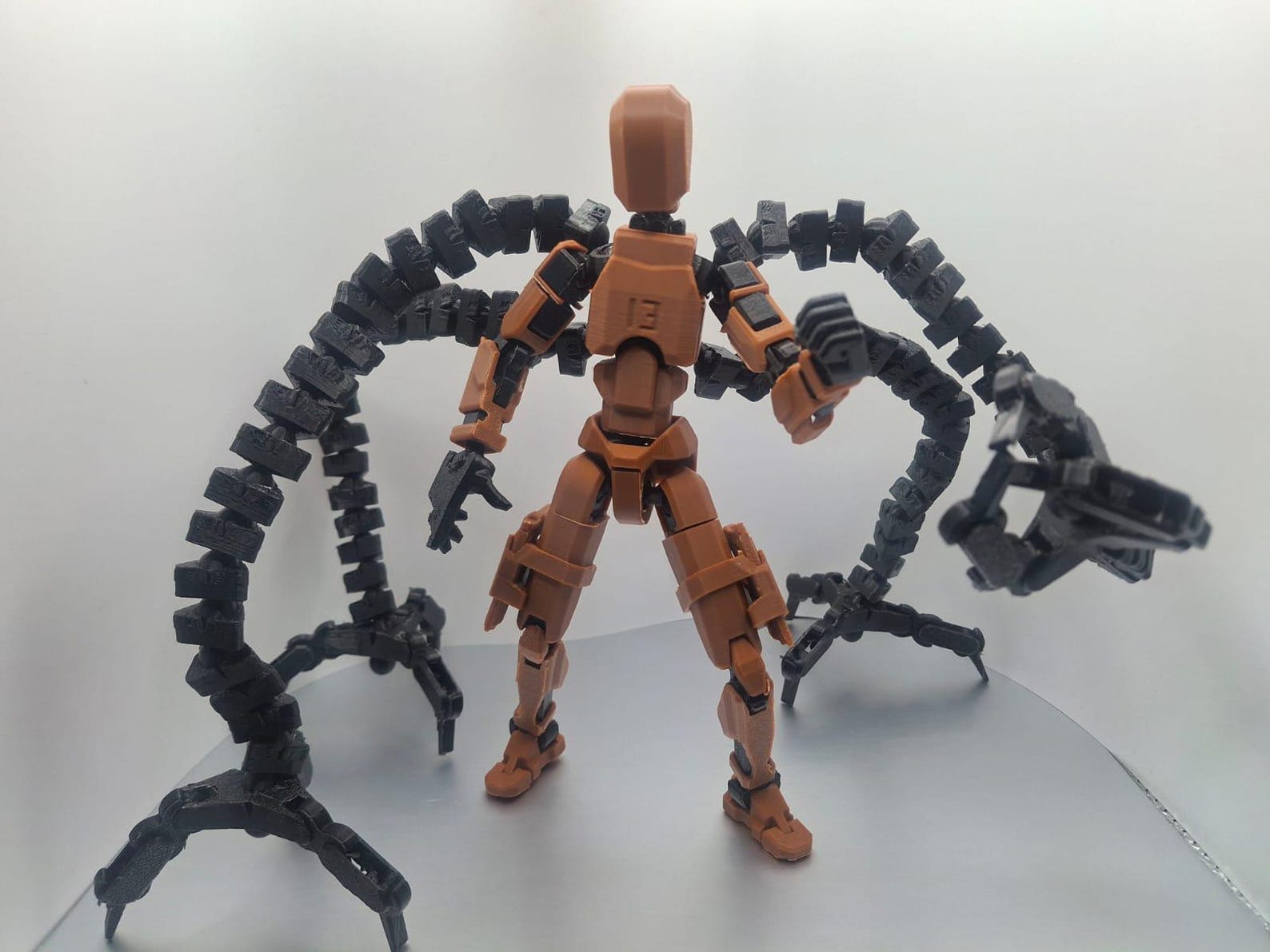 Dummy 13 Action Figure With Poseable Doctor Octopus-inspired Tentacles – 3d-printed Collectible ...