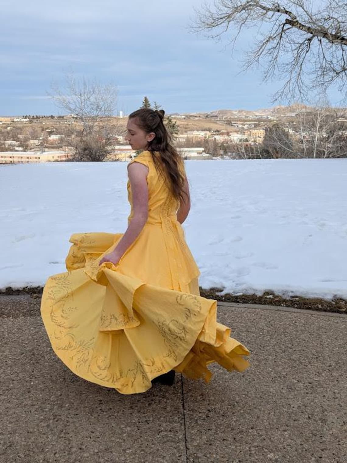 Belle Dress Live Action Beauty and the Beast Ballgown Costume, Emma ...
