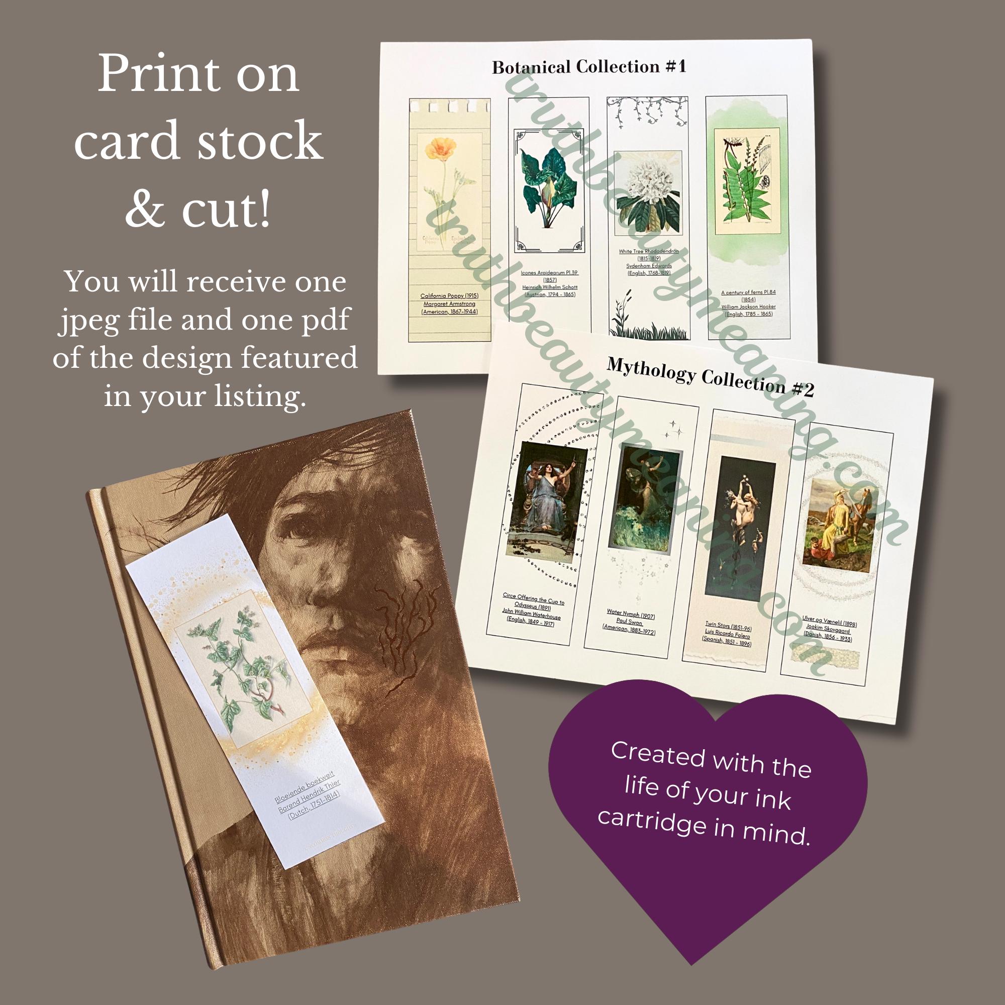 Mythology Bookmarks 4 Printable Bookmarks Digital Download Book Lover ...