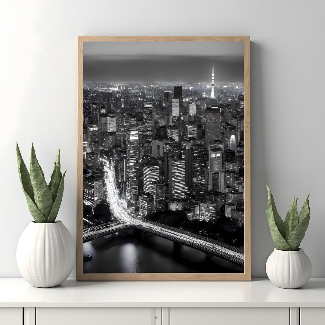 Tokyo Travel Print Asia, Tokyo Poster, Wedding Gift, Tokyo Art ...