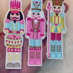 Nutcracker Patch, Custom 4 Embroidery Iron on Patch, Trucker Hat Patch, Christmas Patch, Hat Bar ...