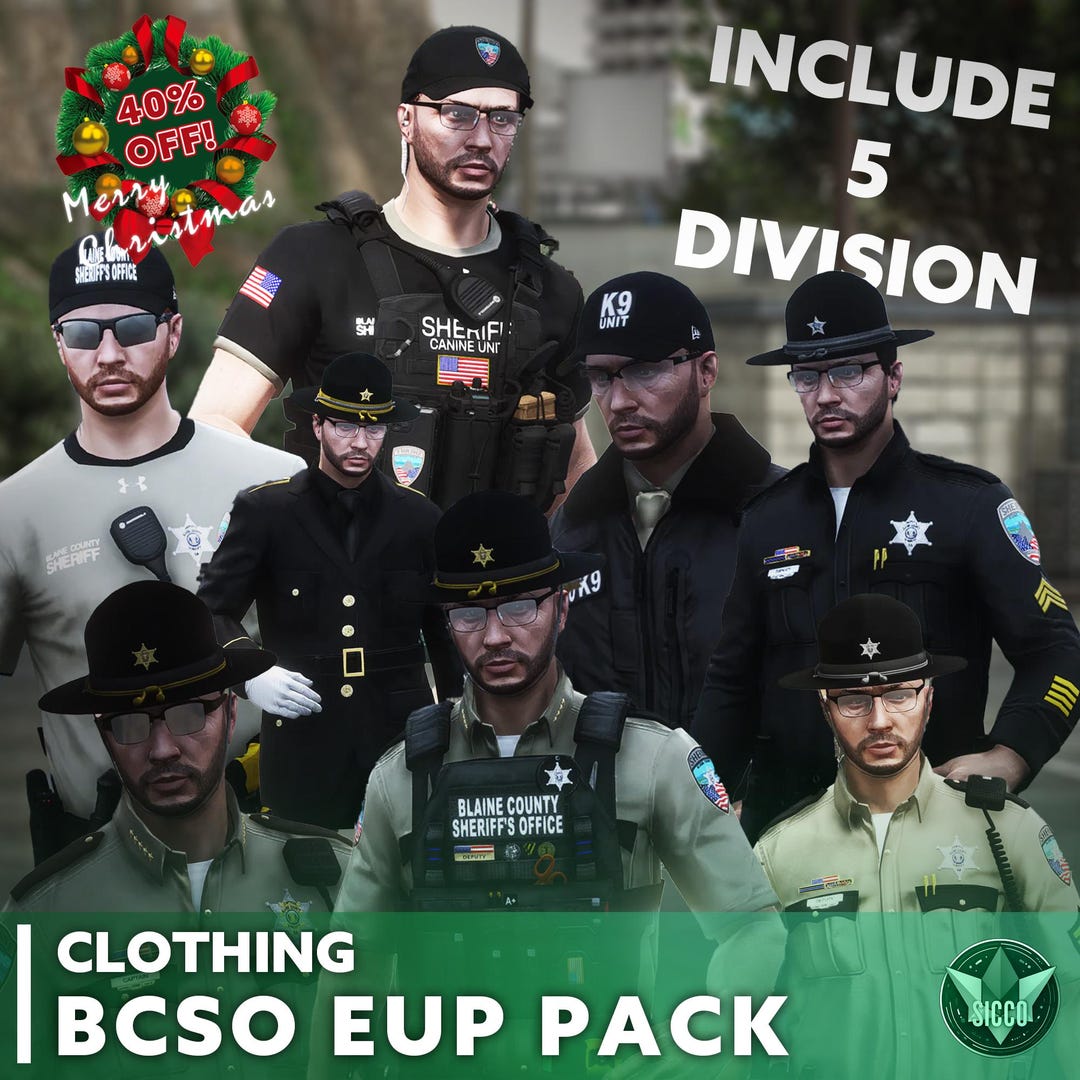 FiveM / BCSO EUP Pack / ROPA / Alta Calidad - Etsy España
