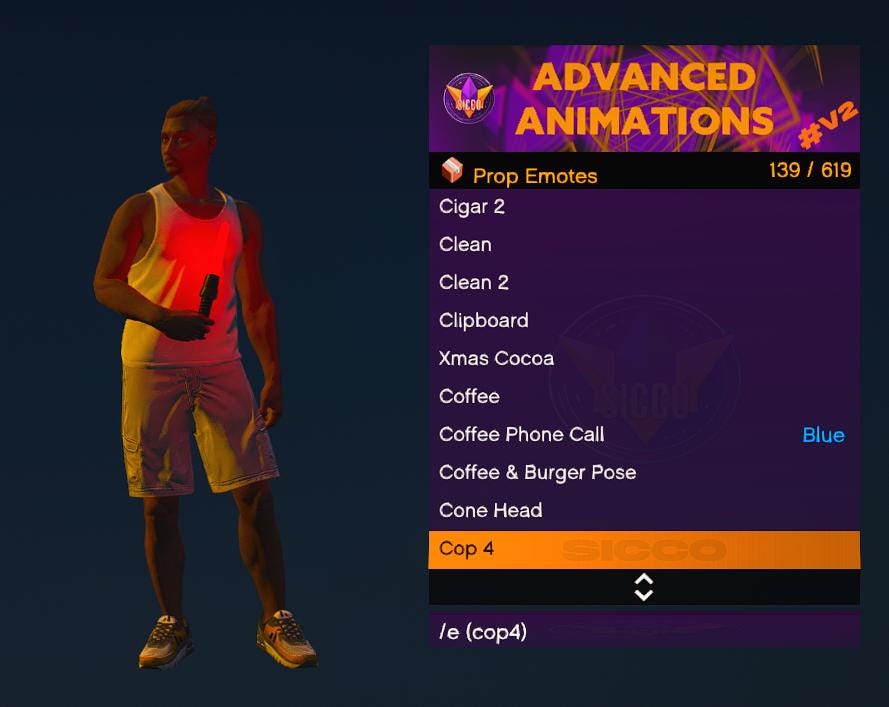 Fivem | Advanced Animations and Emotes | SCRIPT | HIGH QUALITY - Etsy