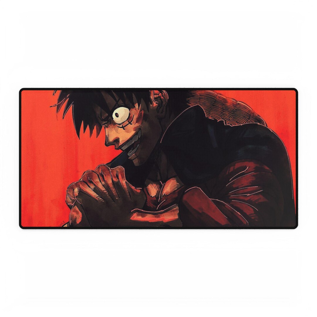 Luffy One Piece Desk Mat, Gaming Mousepad, Anime Office Decor, Large ...