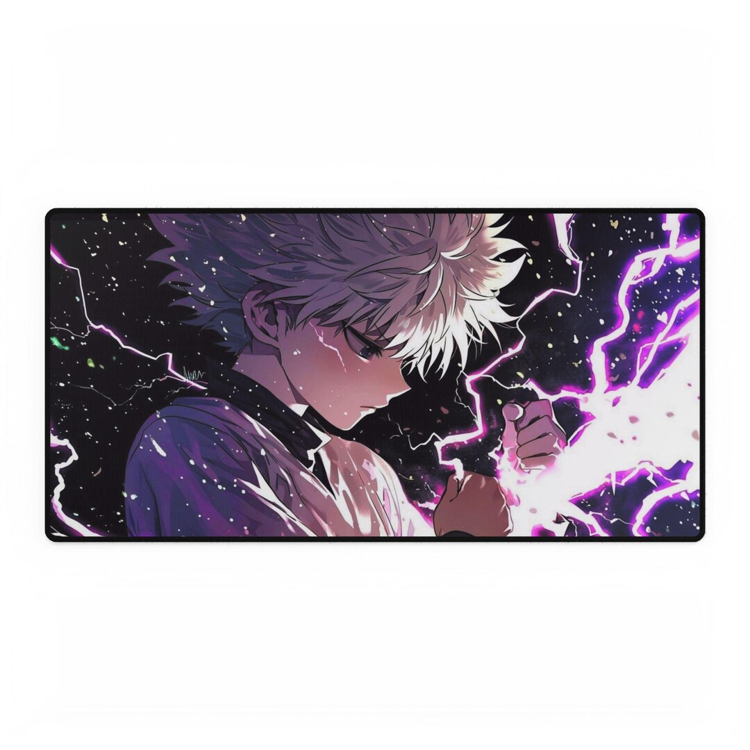 Killua Desk Mats - Hunter X Hunter Mouse Pad for Gaming, Anime Lover ...