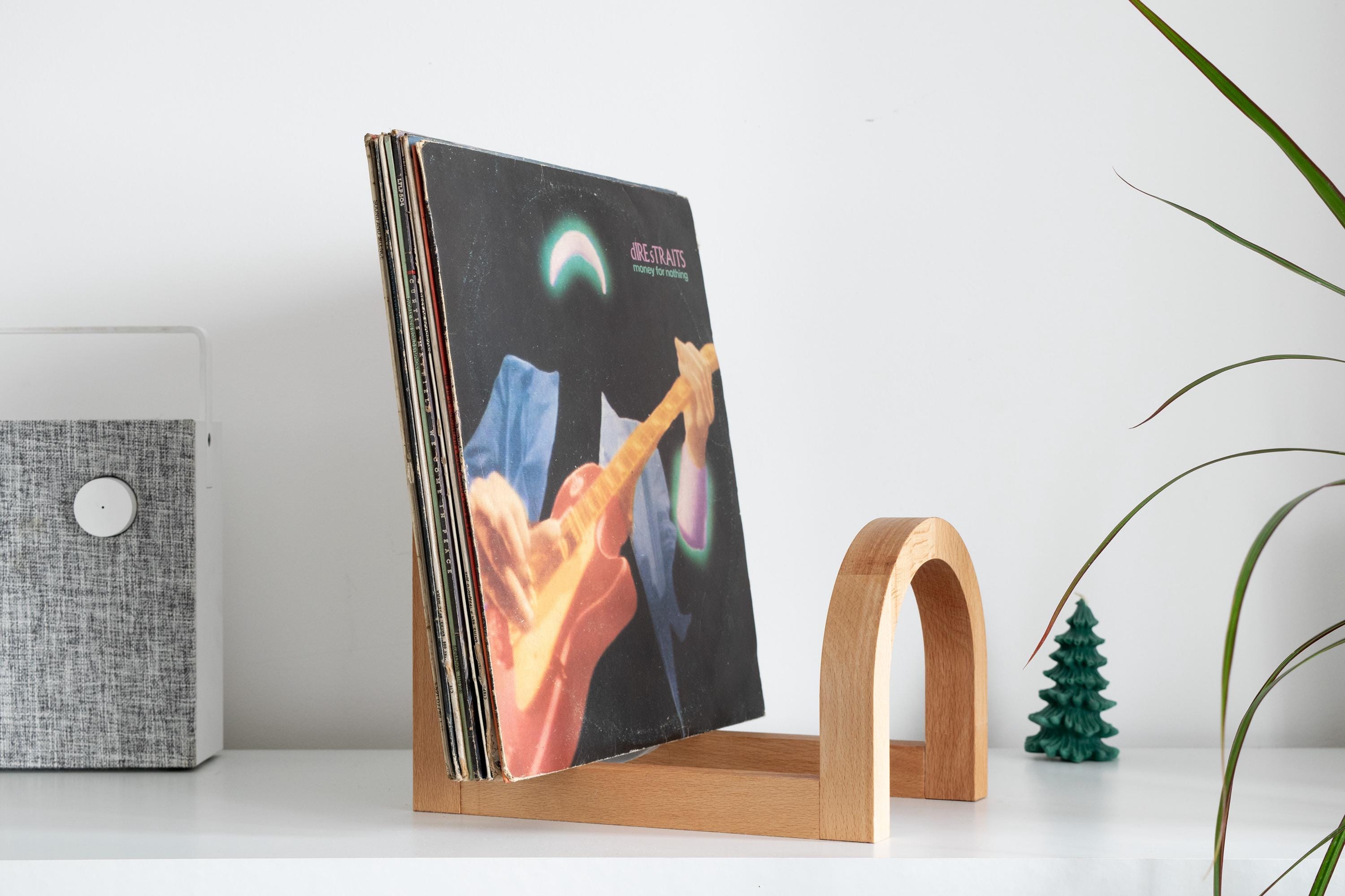 Vinyl Holder, Wooden Vinyl Storage Rack, Vinyl Records Holder, Record ...