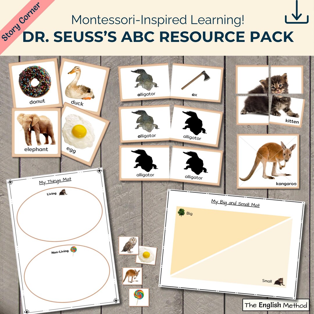 Dr. Seuss's ABC Resource Pack | Printable Montessori-inspired ...