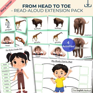 From Head to Toe Story Resource Pack | Montessori-inspired Materials ...
