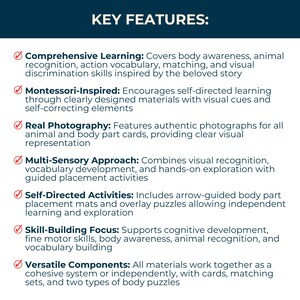 From Head to Toe Story Resource Pack | Printable Montessori-inspired ...