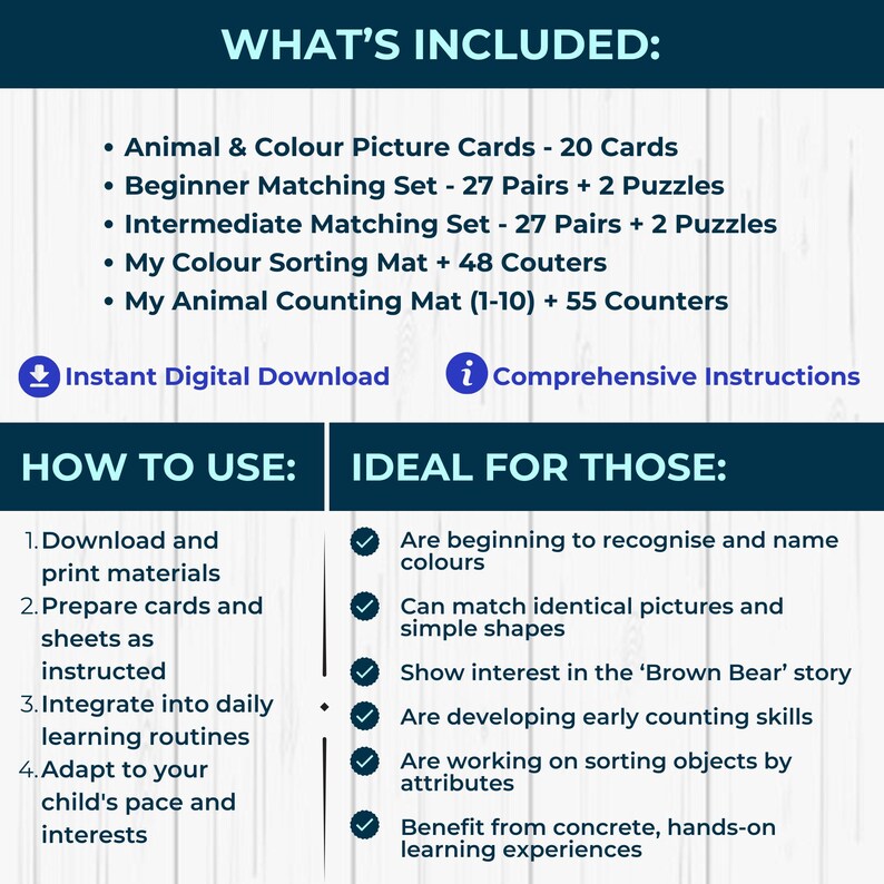 Brown Bear Story Resource Pack | Printable Montessori-inspired ...