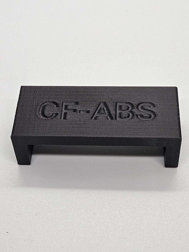 Carbon Fiber ABS 3D Print Sample Kit | CF-ABS Test Parts for Engineers ...