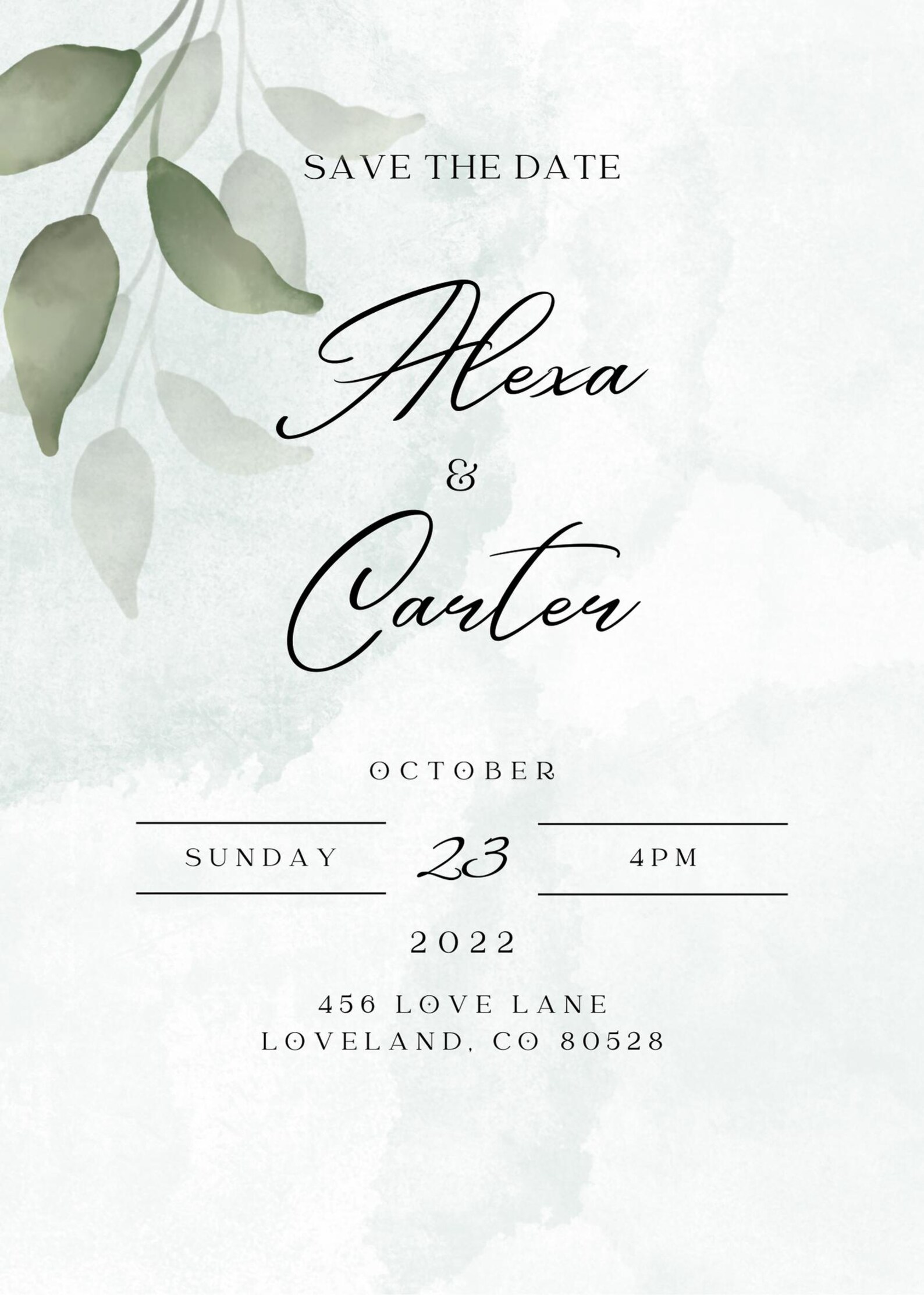 Simple, Elegant Wedding Save the Date - Etsy