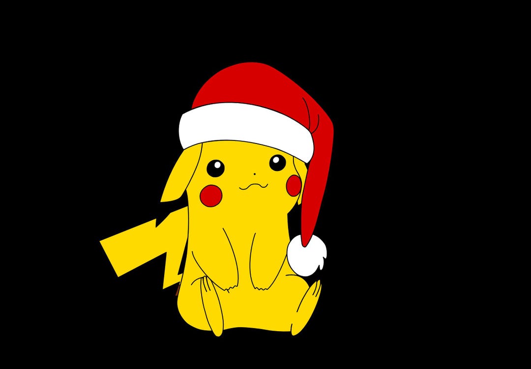 Anime Pokemon Premium Design Pikachu Christmas PNG, Vector - Etsy