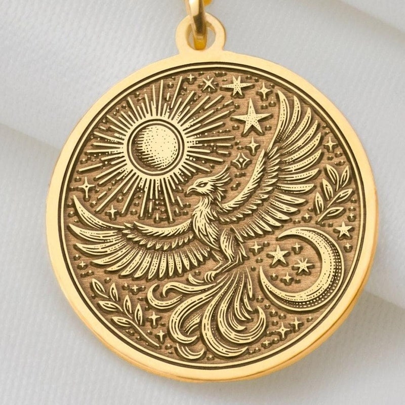 Gold Phoenix - Etsy