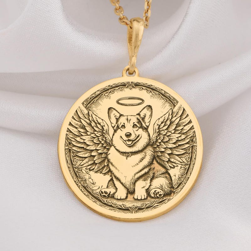 Corgi Angel - Etsy