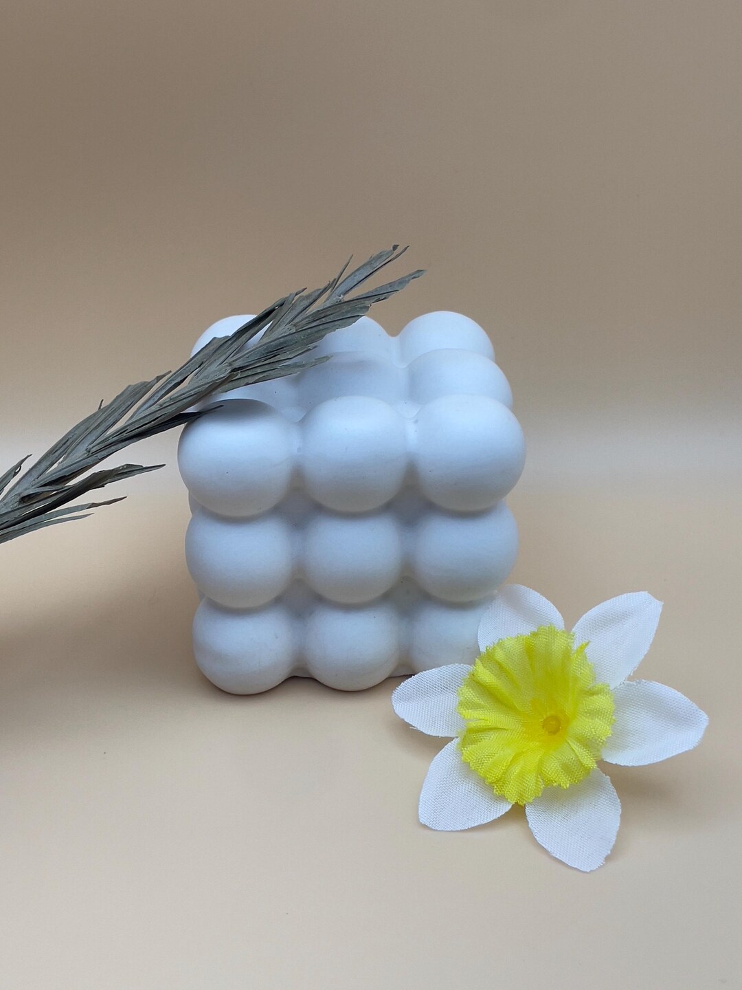 Bubble Cube Home Decor Bubble Block Tabletop Accent Contemporary ...