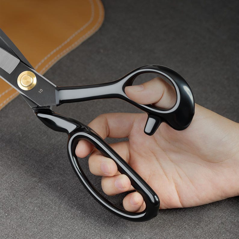 Professional Scissors Extreme Sharpness Cutting Leather Fabric Heavy ...