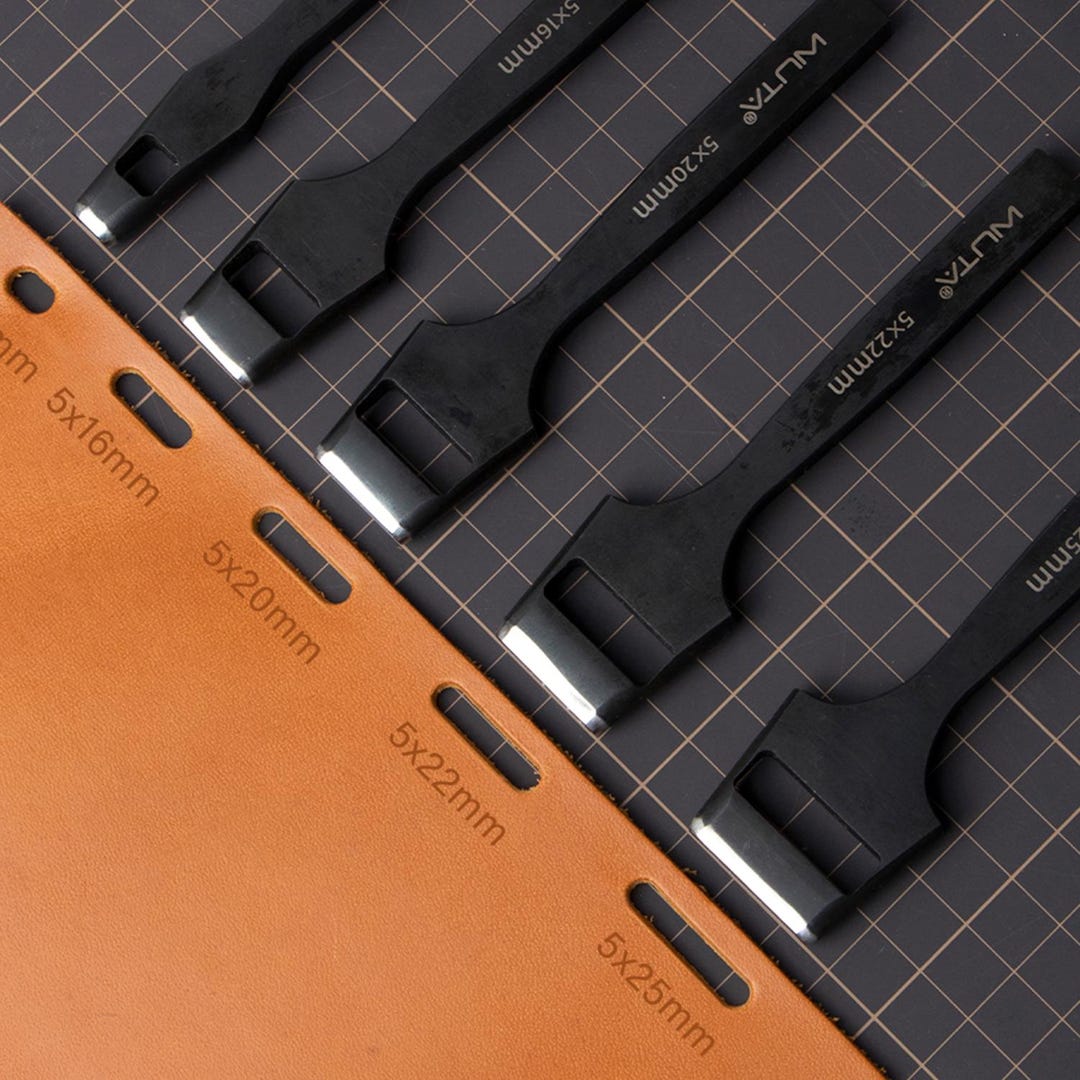 Leather Hole Punch Tool Oval Hole Cutter Belt Strap Watch Band Flat ...