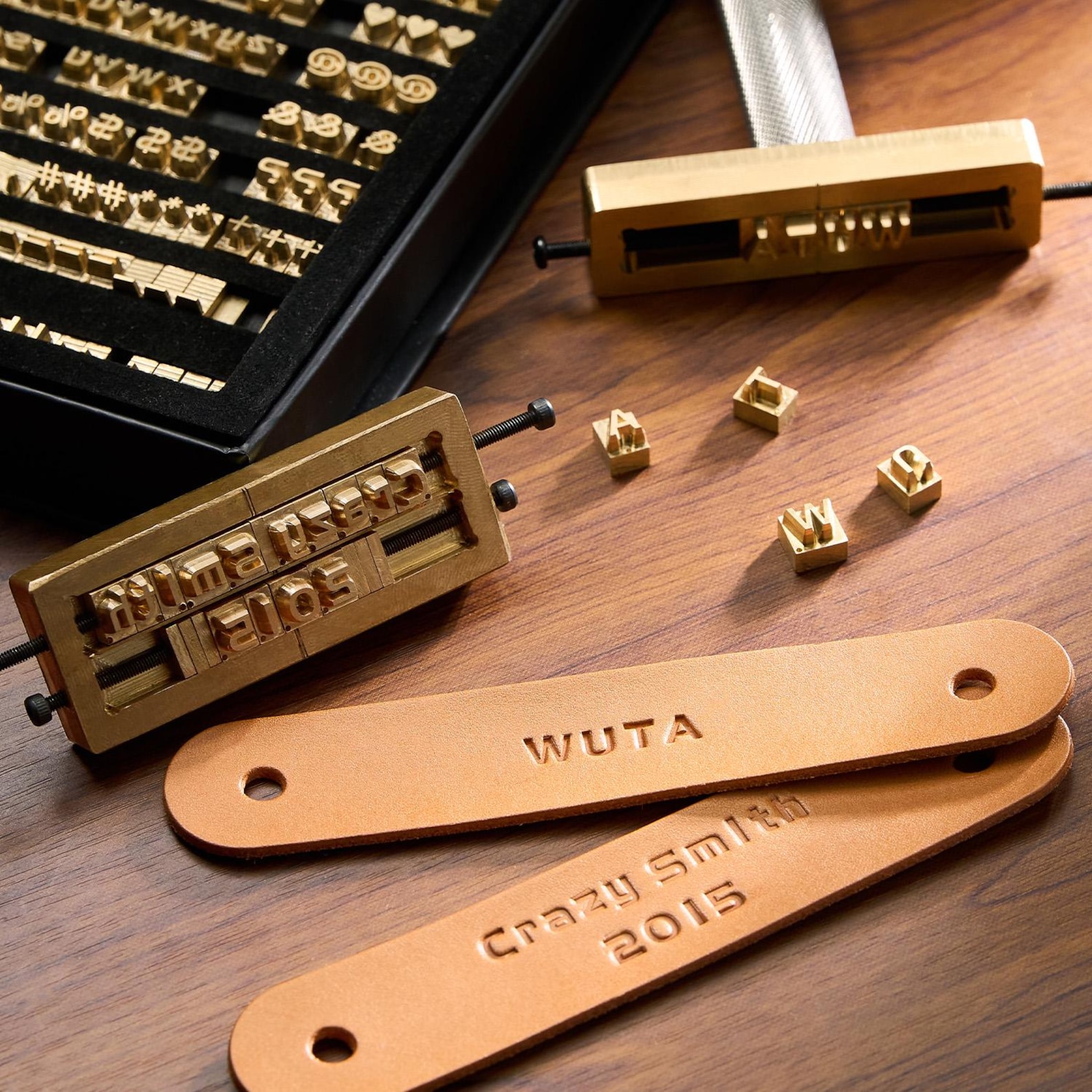 Custom Fonts Copper Brass Stamping Set Essential Letters Numbers ...